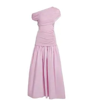 SELF-PORTRAIT Draped Maxi Dress