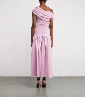 SELF-PORTRAIT Draped Maxi Dress