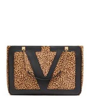Valentino Garavani Medium Viva Superstar Tote Bag - Brown