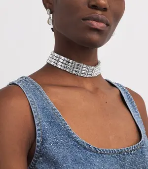 SELF-PORTRAIT Crystal Choker