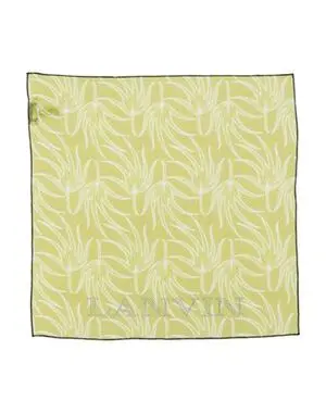 LANVIN Scarf Lime Cotton, Silk - Green