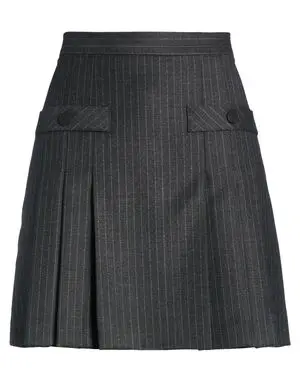 Sandro Mini Skirt In Pinstriped Cool Wool
