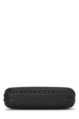 Bottega Veneta Intrecciato Satin Clasp Handle Clutch