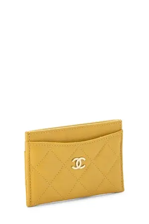 Chanel Quilted Caviar Card Holder