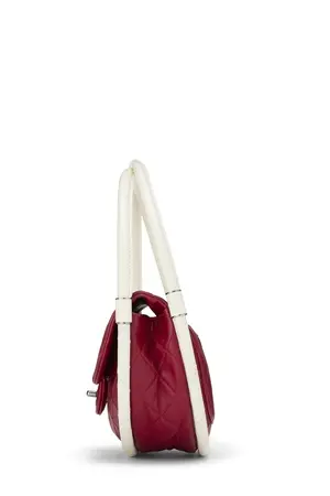 Chanel Lambskin Hula Hoop Bag - Red