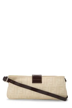 Fendi Zucca Canvas Shoulder Bag