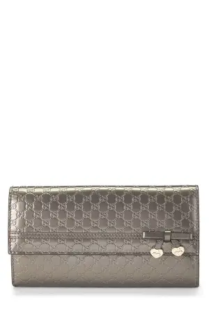 Gucci Microssima Continental Wallet - Grey