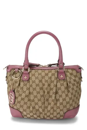 Gucci Original Gg Sukey Zip Handbag - Pink