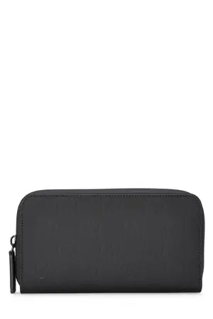 Gucci Rubber Gg Zip Around Wallet - Black