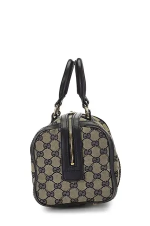 Gucci Original Gg Web Boston Bag