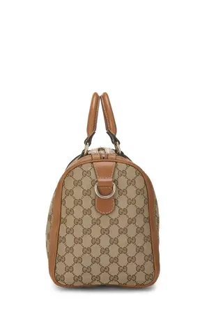 Gucci Original Gg Vintage Web Boston Bag