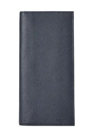 Prada Saffiano Long Wallet - Navy
