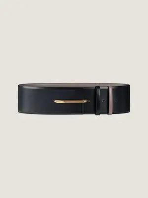 Givenchy Pinch Reversible Leather Belt - Black/white