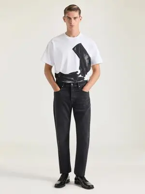 Givenchy Couture Seam Straight Fit Shadow Washed Jeans