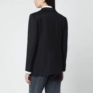 VITOVI Pinstripe Lurex Double-breasted Jacket