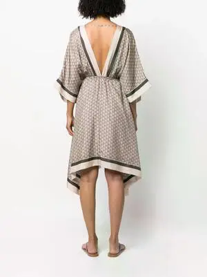 Brunello Cucinelli Geometric-print Mini Dress