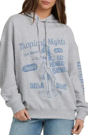 Billabong Drawstring Sweatshirts Hoodies For Women