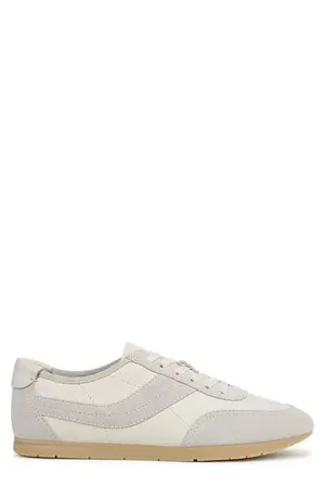 Vince La Runner Leather Sneakers - Horchata/pebble White