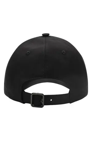 Burberry Script Gabardine Adjustable Baseball Cap