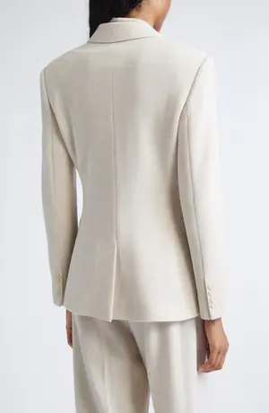 Max Mara Utilita Virgin Wool Blazer - Ivory