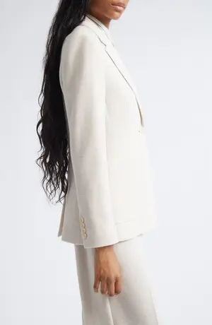 Max Mara Utilita Virgin Wool Blazer - Ivory