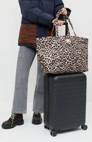 LOEFFLER RANDALL Dina Leopard Print Tote