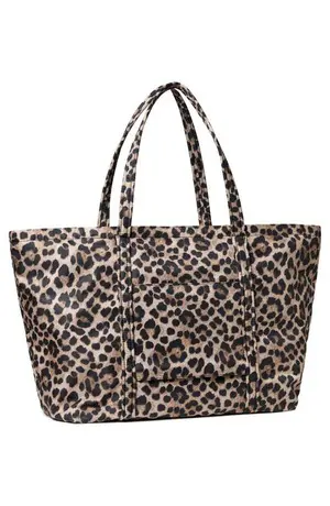 LOEFFLER RANDALL Dina Leopard Print Tote