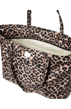 LOEFFLER RANDALL Dina Leopard Print Tote