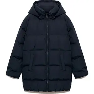 Mango Hooded Puffer Coat