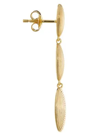 Lié Studio The Ruby Drop Earrings - Gold