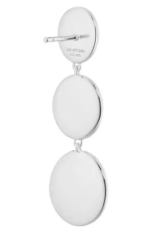 Lié Studio The Ruby Drop Earrings - Silver