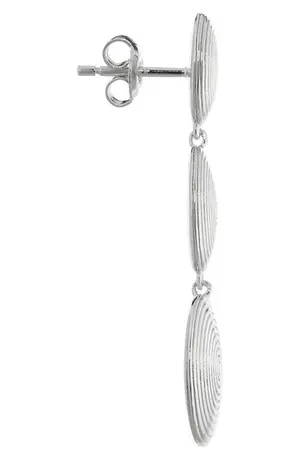 Lié Studio The Ruby Drop Earrings - Silver