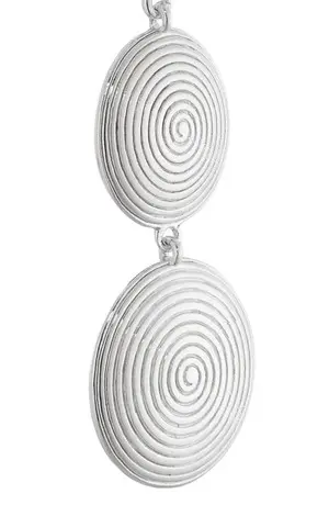Lié Studio The Ruby Drop Earrings - Silver