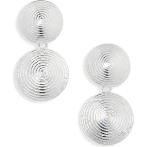 LIÉ STUDIO The Rita Drop Earrings - Silver