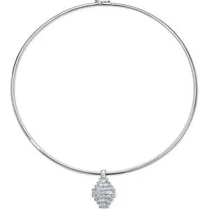 MINDI MOND Diamond Empire Choker Necklace - 18k White Gold