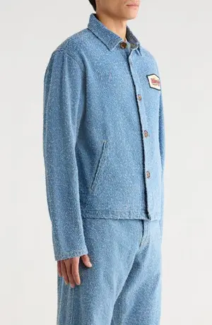 HONOR THE GIFT Textured Denim Trucker Jacket