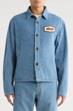 HONOR THE GIFT Textured Denim Trucker Jacket