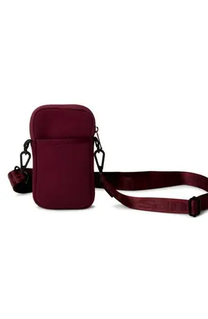 POP UPS BRAND Water Resistant Phone Crossbody Bag - Burgundy