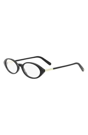 Dior Mini Cd O R8i 51mm Oval Optical Glasses