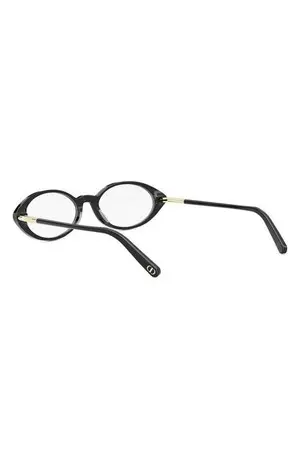 Dior Mini Cd O R8i 51mm Oval Optical Glasses