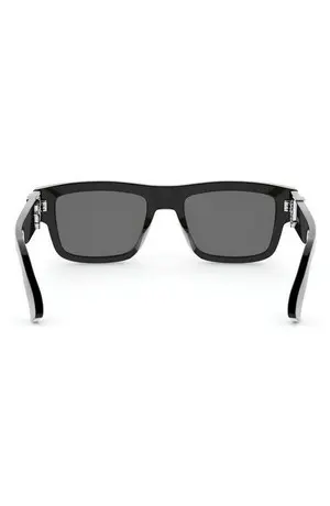 Dior Oblique S3i 52mm Rectangular Sunglasses