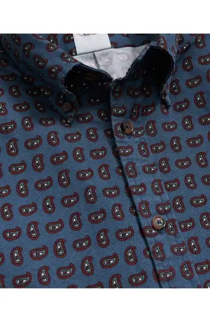 Brooks Brothers Paisley Regular Fit Button Down Shirt