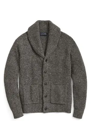 Brooks Brothers Classic Wool Shawl Cardigan