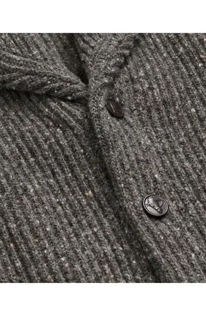 Brooks Brothers Classic Wool Shawl Cardigan