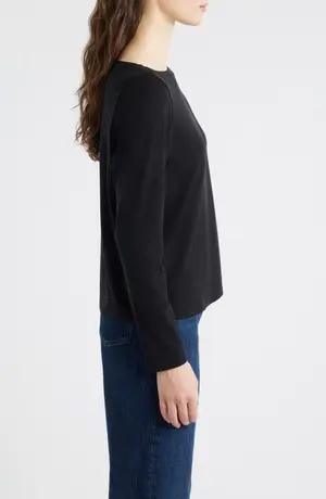 Eileen Fisher Bateau Neck Top