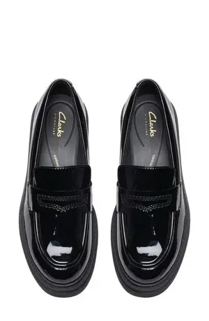 Clarks Orinoco Edge Loafer - Black Patent