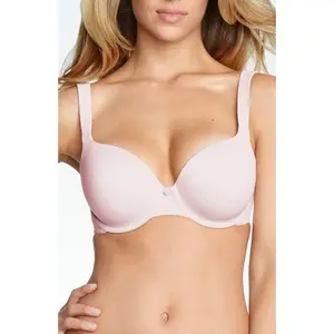 DOMINIQUE INTIMATES Maxine Seamless Full Figure T Shirt Bra - Cloud Pink