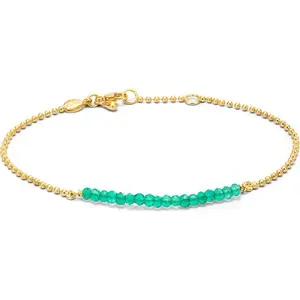 ELOISE JEWELRY Cosmos Gemstone Bracelet - Green Onyx
