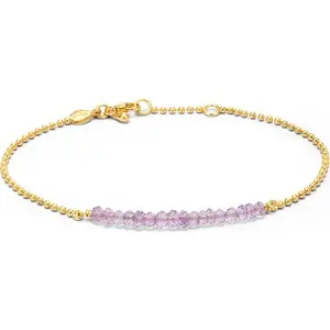ELOISE JEWELRY Cosmos Gemstone Bracelet - Purple Amethyst