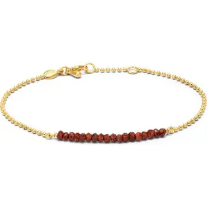 ELOISE JEWELRY Cosmos Gemstone Bracelet - Red Garnet